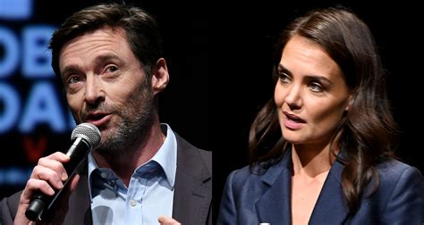 Hugh Jackman Katie Holmes Attend Global Goal Live The Possible Dream Announcement In Nyc