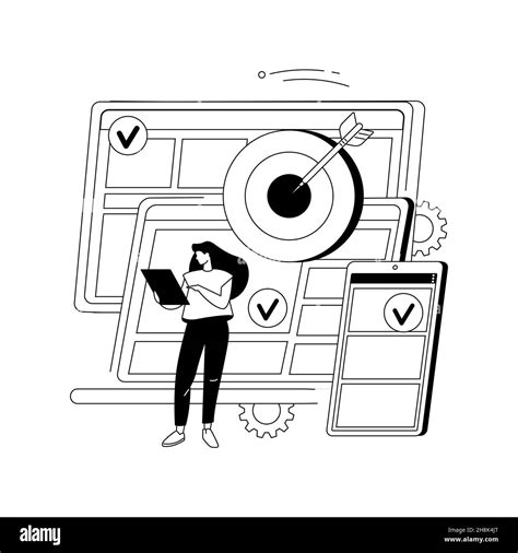 Multi Device Targeting Abstract Concept Vector Illustration Stock
