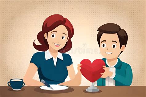Mother S Day Illustration Mother And Son Stock Illustration