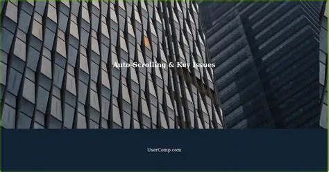 Fixing Auto Scrolling And Unresponsive Arrow Keys A Tech Support Guide