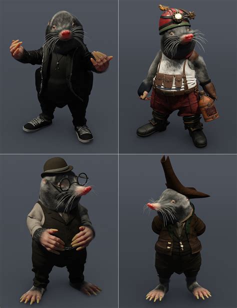 Storybook Mole For Genesis Male Daz D