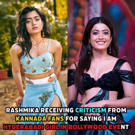 Moviepandit - Rashmika Mandanna receiving criticism from kannada fans ...