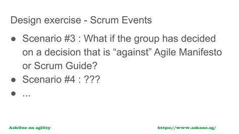 Process Design For Scrum Events Ppt