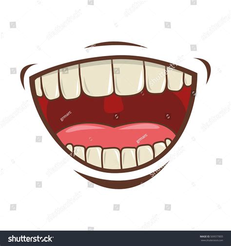 嘴卡通图标 库存矢量图（免版税）509577805