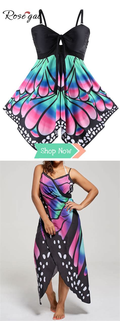 Free Shipping Over 45 Rosegal Rosegal Plus Size Butterfly Beach Wrap