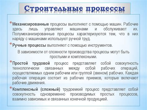 Технологии строительного производства. (Лекция 1) - презентация онлайн
