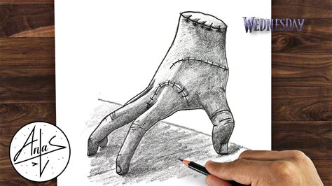 How To Draw Thing From Wednesday Drawing Tutorial Step By Step