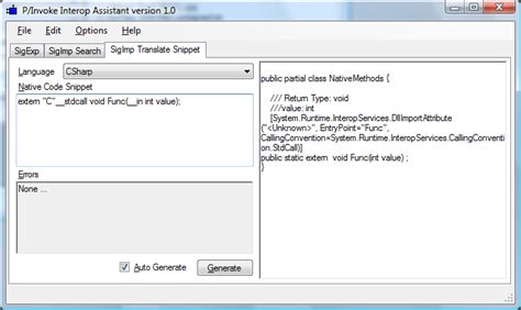 GUI Usage Windows SigGen Documentation