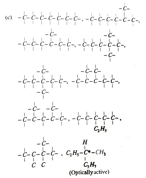 The Total Number Of Acylic Structural And Optical Isomers Possible For
