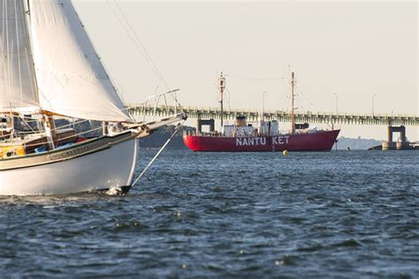 The Nantucket Lightship Collision With The Rms Olympic In Massachusetts