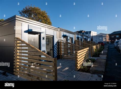 Eight Temporary Accommodation Pods For Homeless People Redfield