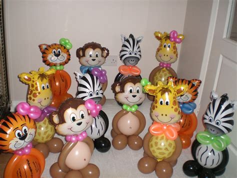 Pin By Dabadooya And Company On Theme Jungle Safari Birthday Balloons