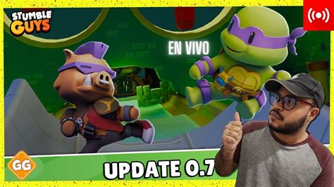 STUMBLE GUYS X TORTUGAS NINJAS Con Suscriptores GGamer YouTube