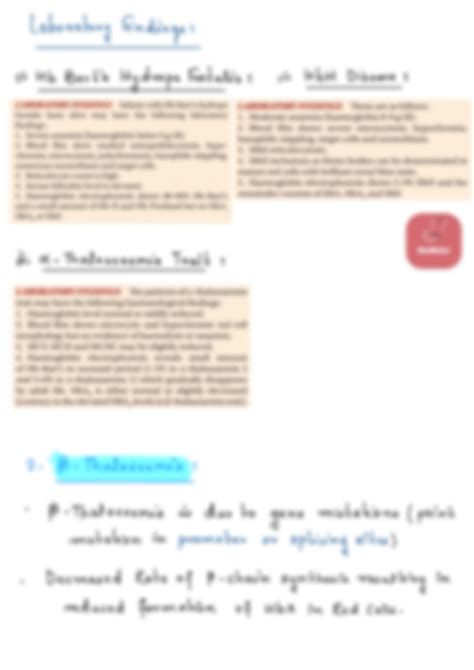 Solution Anemia 3 Thalassemia Studypool