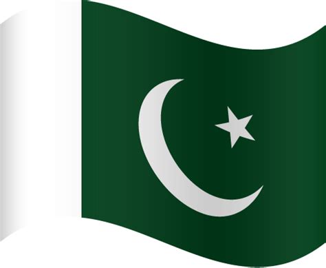 Printable Country Flag Of Pakistan Waving Vector Country Flags Of