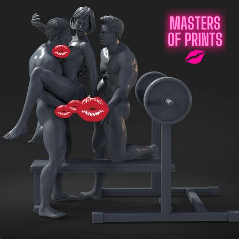 D Printable Sex In The Gym NSFW EROTIC MINIATURE MM SCALE By Master