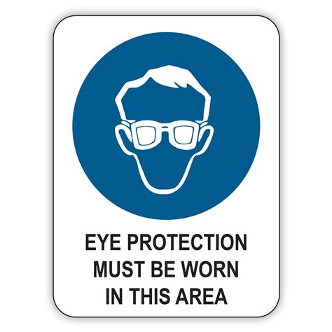 Eye Protection Safety Sign