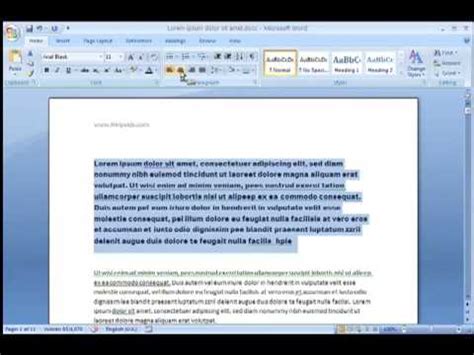 Word How To Change Text Alignment And Formatting Youtube