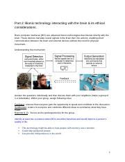 Exploring Ethical Considerations Of Brain Computer Interfaces Course Hero