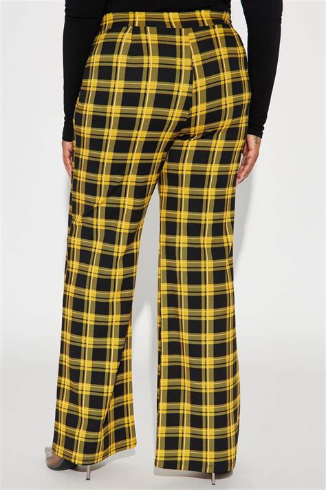 Jahia Flare Pants Yellowcombo Fashion Nova Flare Pants Fashion