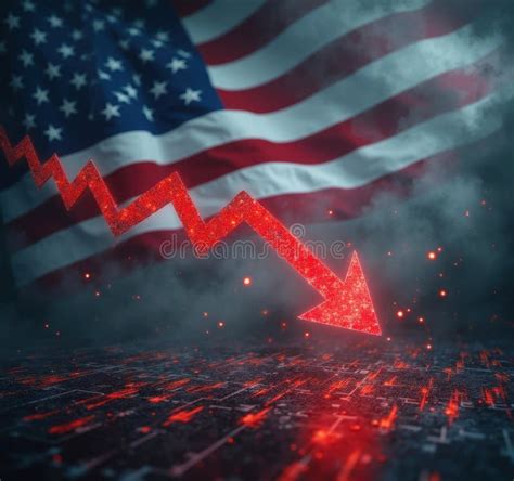 American Stock Market Going Up And Down Stock Illustration Illustration Of Markets Global