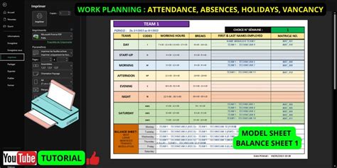 Work Schedule Excel Work Planning Excel Excel Staff Planning