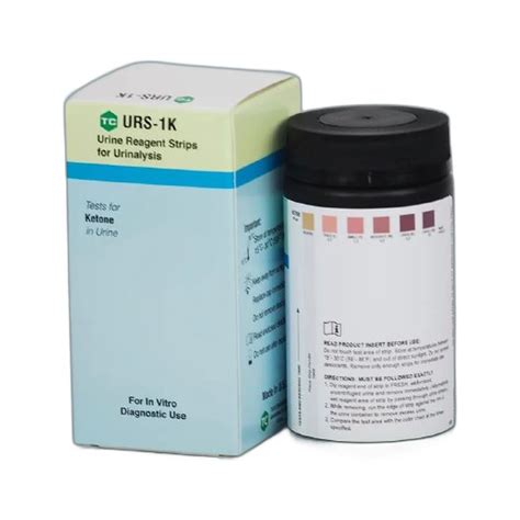 Teco Diagnostics Urs 1k 100 Ketone Urinalysis Reagent Test Strips