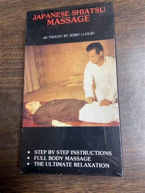 Japanese Shiatsu Massage Vhs Vintage Instructional Massage Oop Rare £