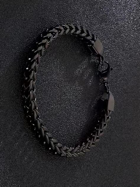 Pulsera De Cadena Minimalista De Moda Y Popular Para Hombres Estilo