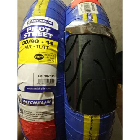 Jual Ban Luar Michelin 80 90 14 Tubeless Pilot Street Ban Matic