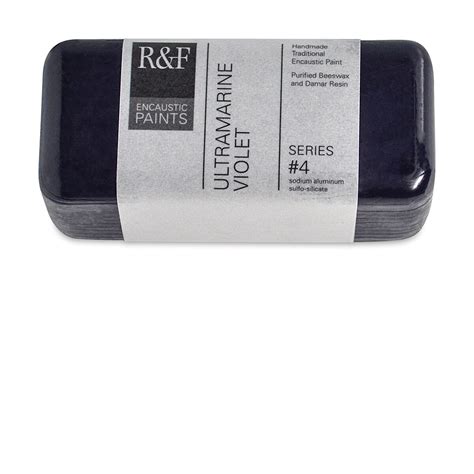R F Encaustic Paint Block Ultramarine Violet Ml Block Michaels