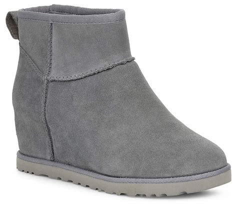 Womens Ugg Classic Femme Mini Wedge Ankle Boot