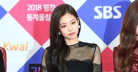 포토엔hd 블랙핑크 제니 여성스러운 시스루드레스입어도 카리스마 폭발