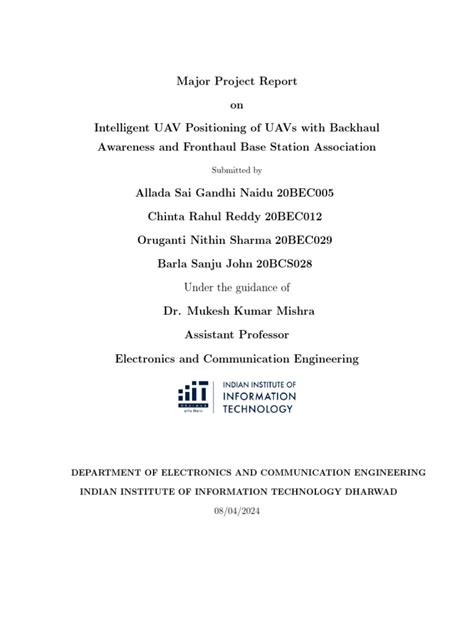 Intelligent Uav Positioning Of Uavs With Backhaul Awareness And Fronthaul Base Station