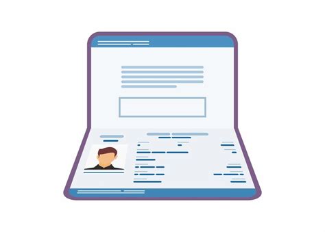 Premium Vector Passport Identity Page Simple Flat Illustration In