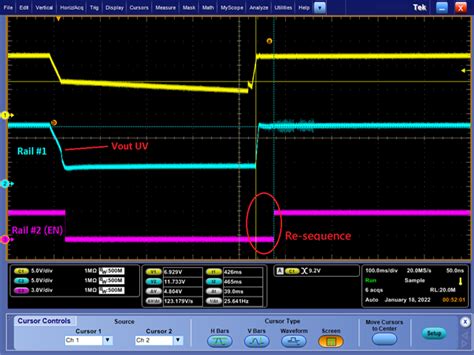 UCD90320U Questions For Behavior Of Re Sequences In Fault Response Power Management Forum