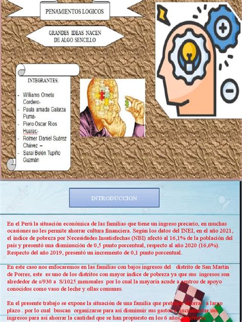 Pensamiento Logico Power Point Pdf Distribución De Ingresos Del