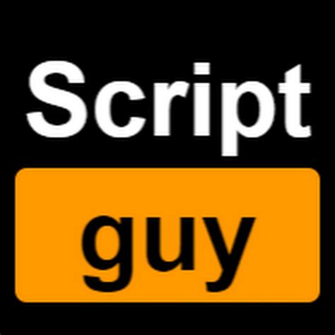 ScriptGuy YouTube