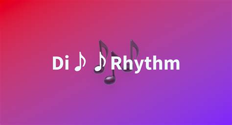 Di♪♪rhythm A Hugging Face Space By Fffiloni