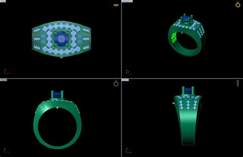 Tu3 Ring Diamond 3d Model Turbosquid 2089777