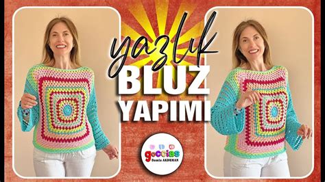 YAZLIK BLUZ YAPIMI Crochet Videos Tutorials Crochet Crochet Videos