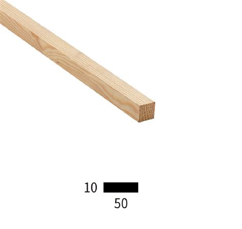 TASSEAU EN PIN 10X50MM