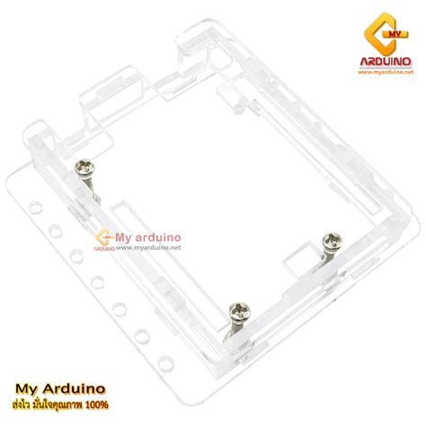 Arduino Uno R3 Acrylic Case Box กล่องอะคริลิคแบบใส สำหรับ Arduino Uno Case พร้อมขายึด ขาย