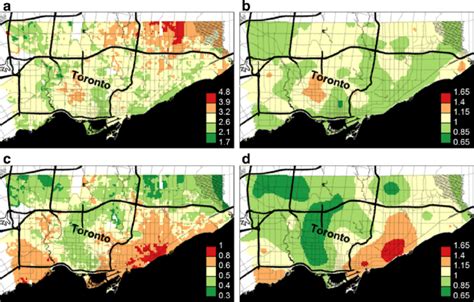 Predicted Or Posterior Median Relative Risk λs And Residual Spatial