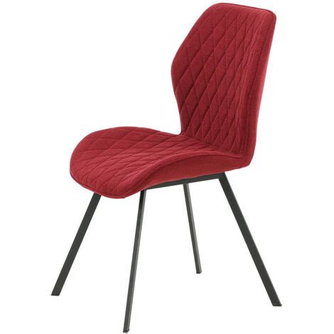 Gemma Chaise de salle à manger rouge