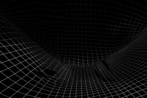 Premium Photo Black Surface With Faint Grid Lines For A Minimalist Touch
