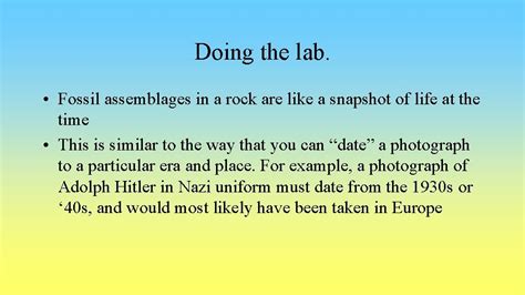 Geology 1023 Fossils And Fossilization Importance Of Fossils