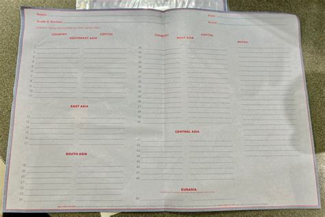 Asian Map Outline Blank Maps Test Hobbies And Toys Stationary And Craft