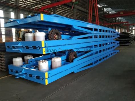 Adjusted Mobile Boarding Customization Hydraulic Loading Dock Ramp