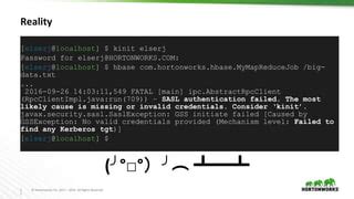 Practical Kerberos With Apache Hbase Ppt